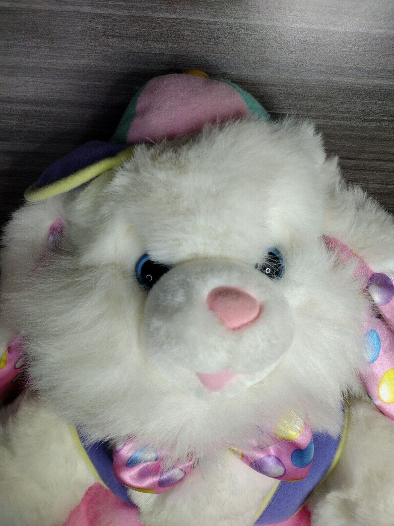 Vintage Hopalong Hopster Plush Easter Bunny Rabbit Jellybeans Pastels ...