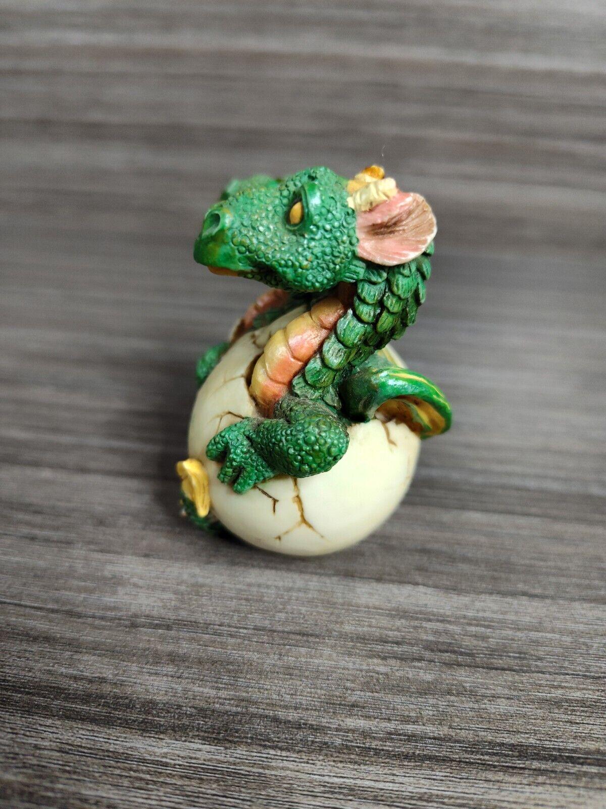 1997 W U Summit Collection Green Baby Dragon Hatching Hatchling ...