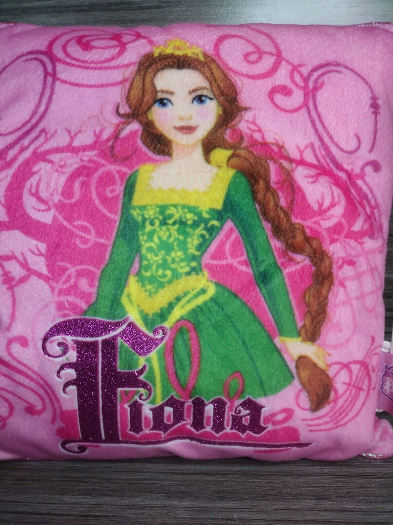 Dreamworks Animation Shrek Princess Fiona Pillow Pink Approximately 12x ...