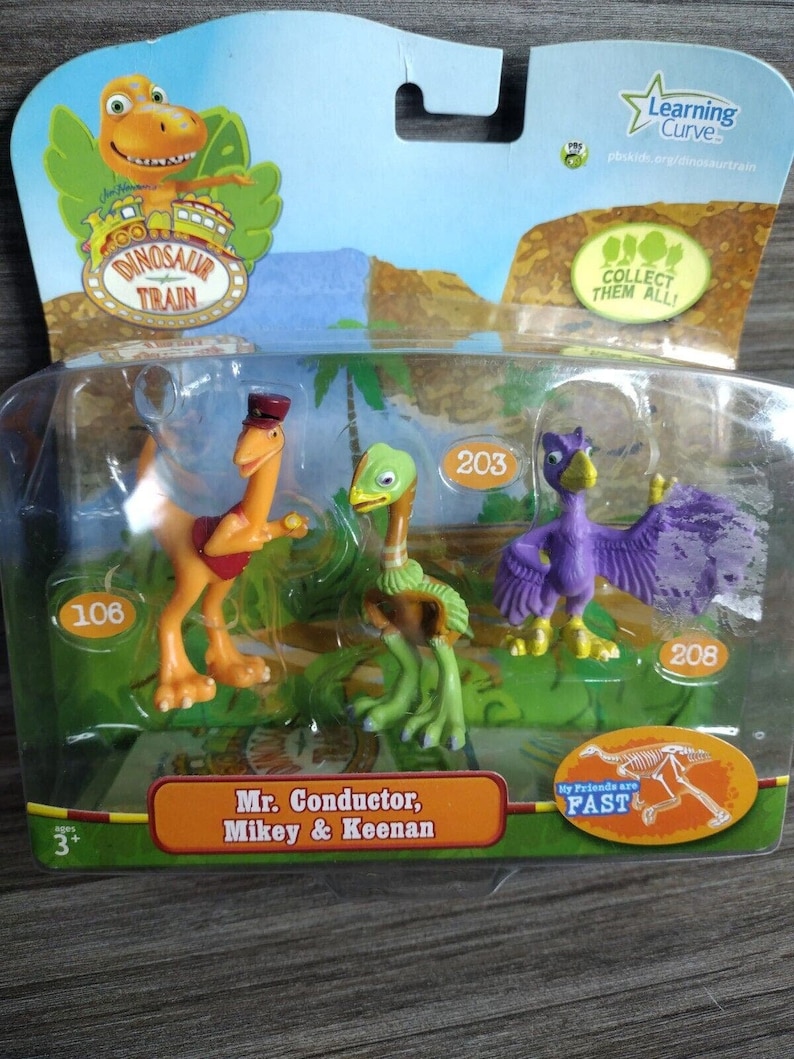Learning Curve Dinosaur Train Mr Conductor Mikey Keenan PBS Kids - Etsy