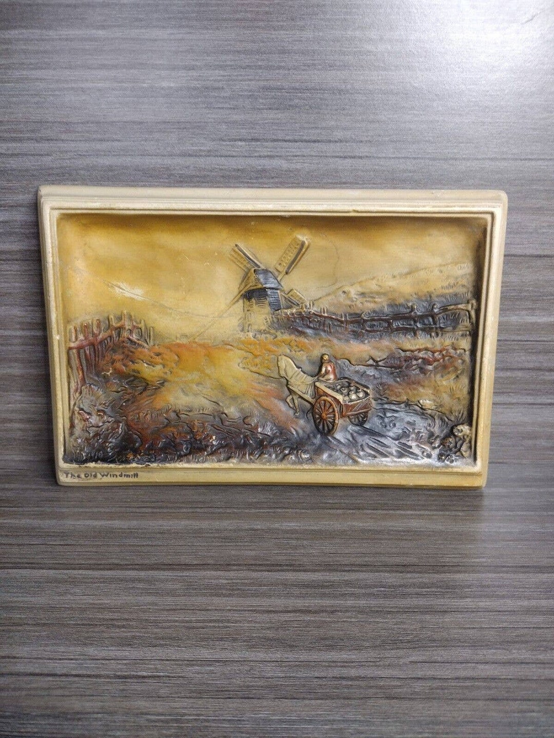 Vintage Osborne Ivorex Plaque THE OLD WINDMILL Retro Wall Decor - Etsy