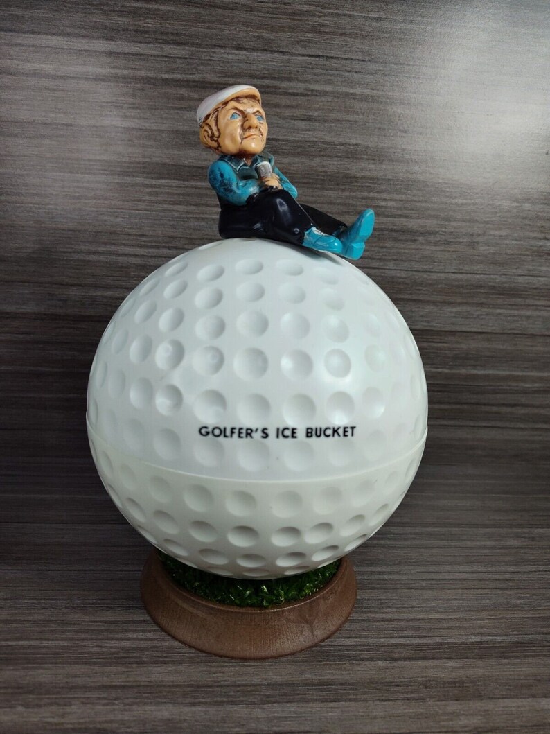 Vintage Golf Ball Ice Pail Bucket RC Golfing 36 Golfer's 19th Hole ...