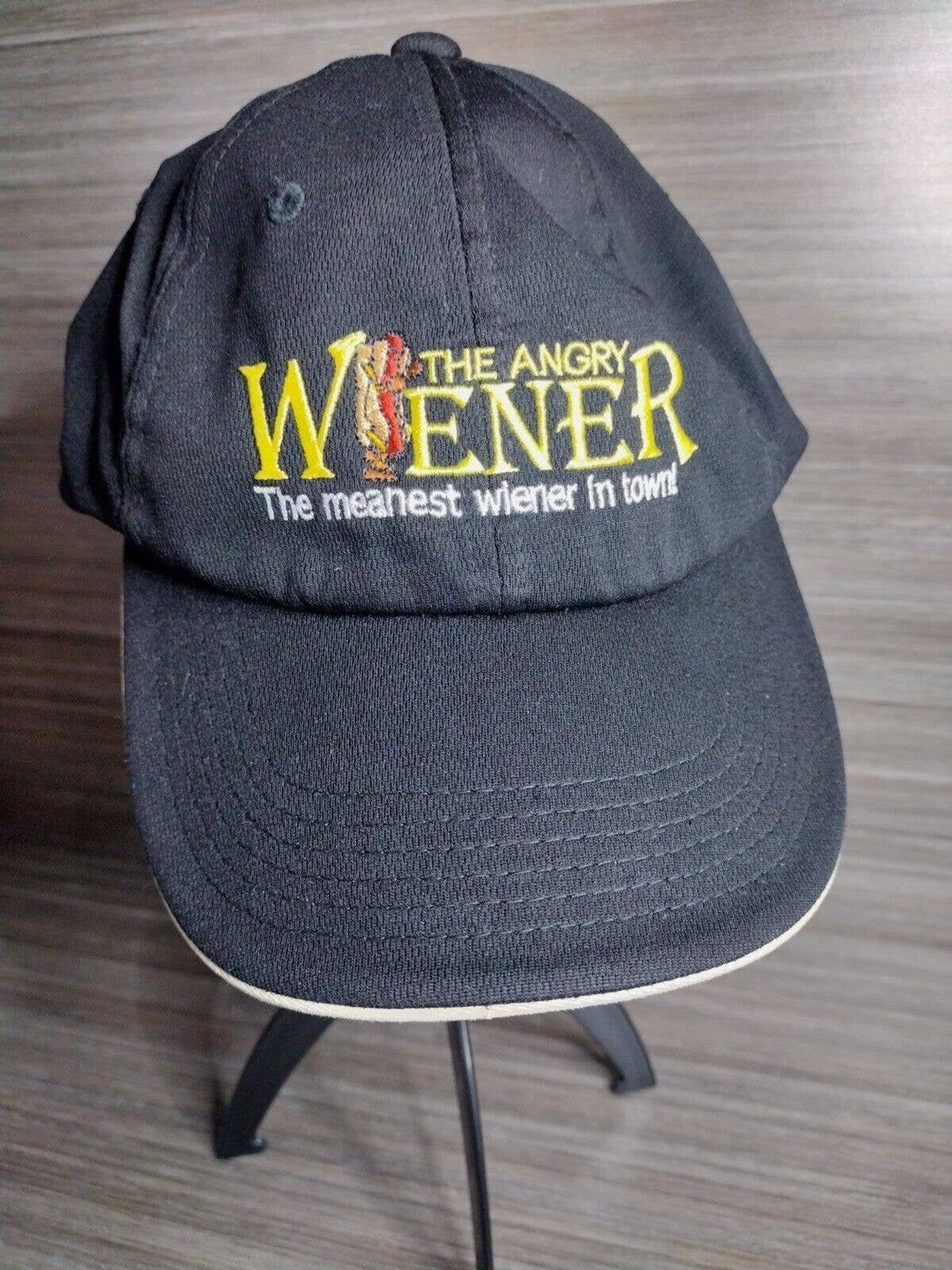 The Angry Wiener Baseball Hat Cap the Meanest Wiener in Town - Etsy