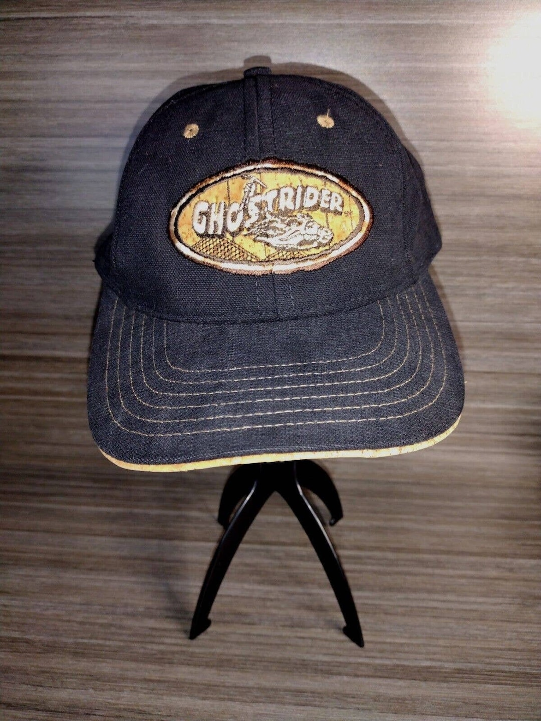 Vintage Knotts Berry Farm Ghost Rider Hat Super Rare Leather Strap - Etsy