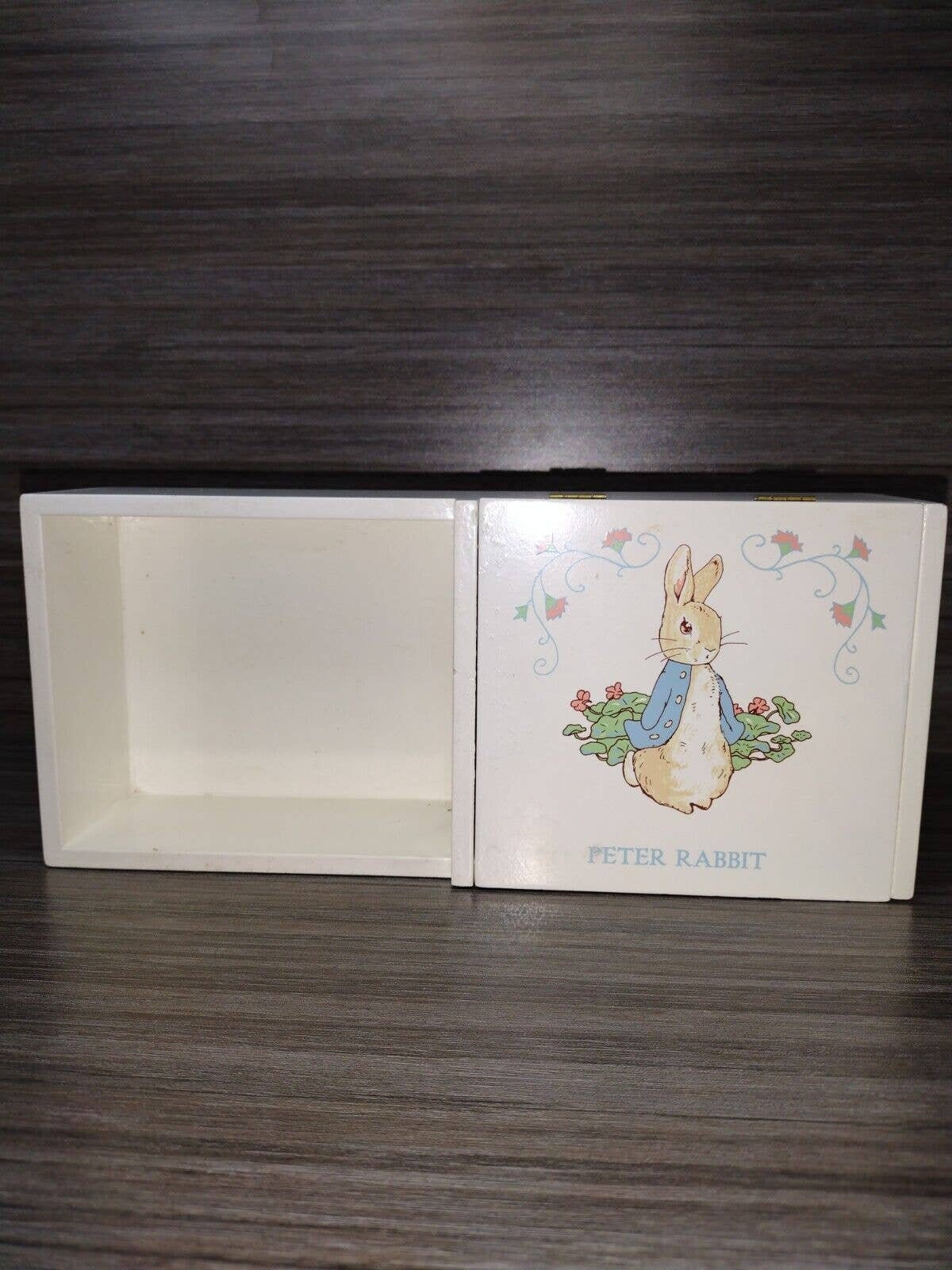 Peter Rabbit Wood Trinket Box Beatrix Potter Wood Collection Eden Gift ...