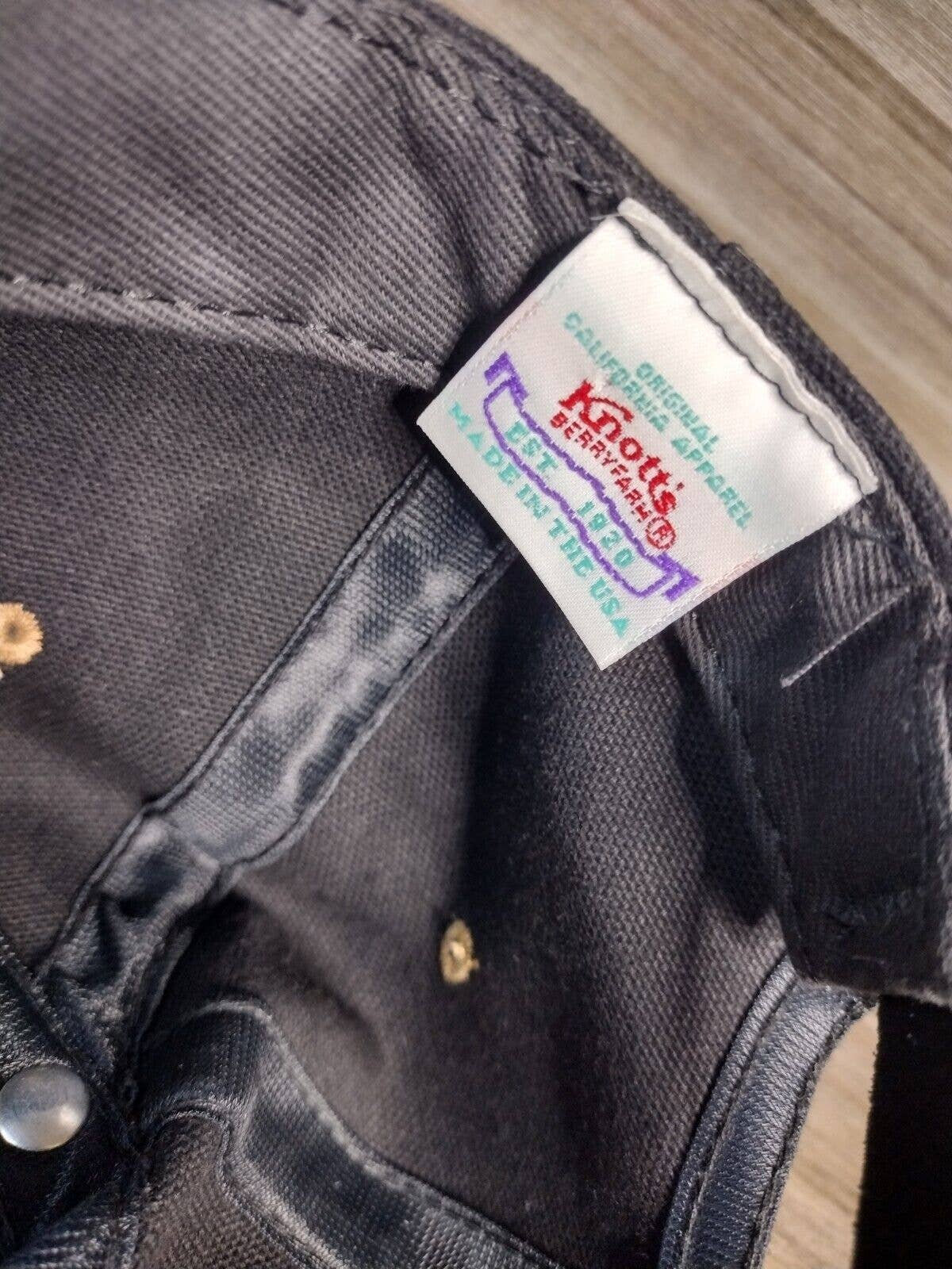 Vintage Knotts Berry Farm Ghost Rider Hat Super Rare Leather Strap - Etsy