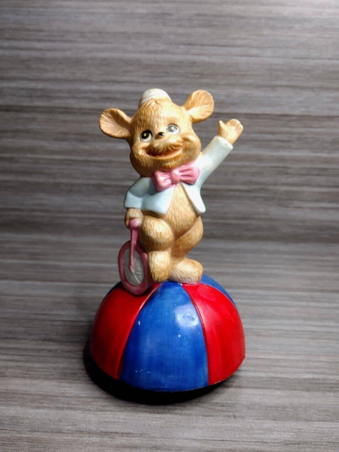 Extremely Rare Disney Bongo Bear Ceramic Wind up Musical Figurine ...