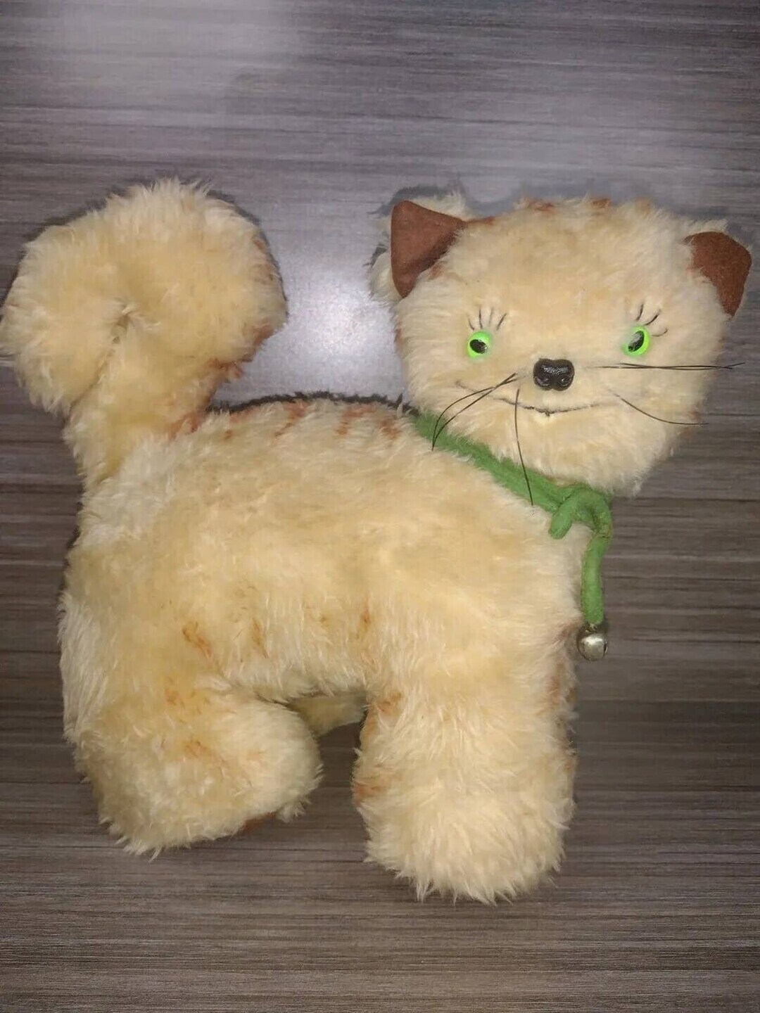 Vintage Plush Question Mark Cat With Green Eyes Riddler Vintage Batman ...