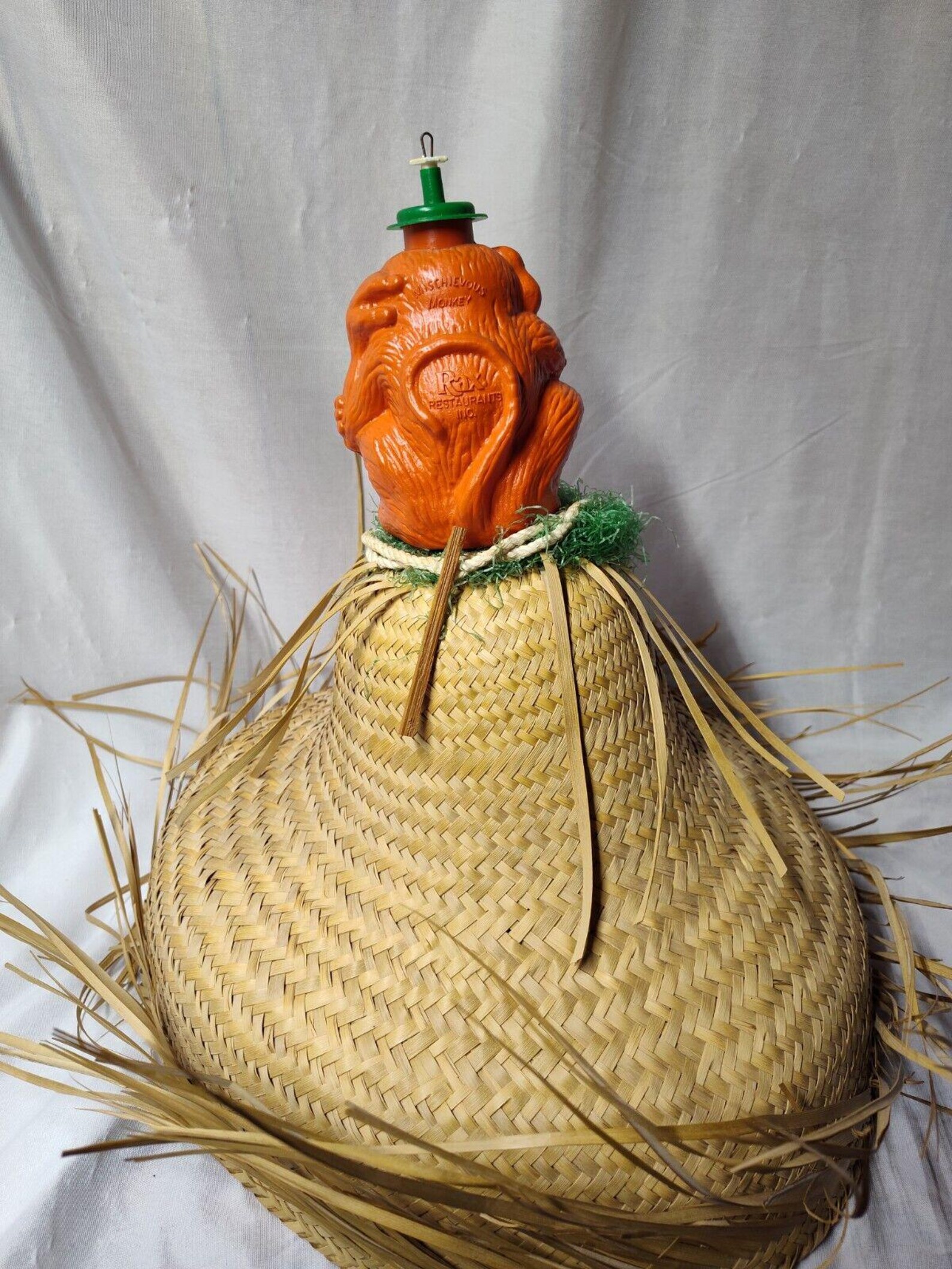 Vintage Beachcomber Birds Nest Hat Woven Natural Straw Summer Rax Kids ...