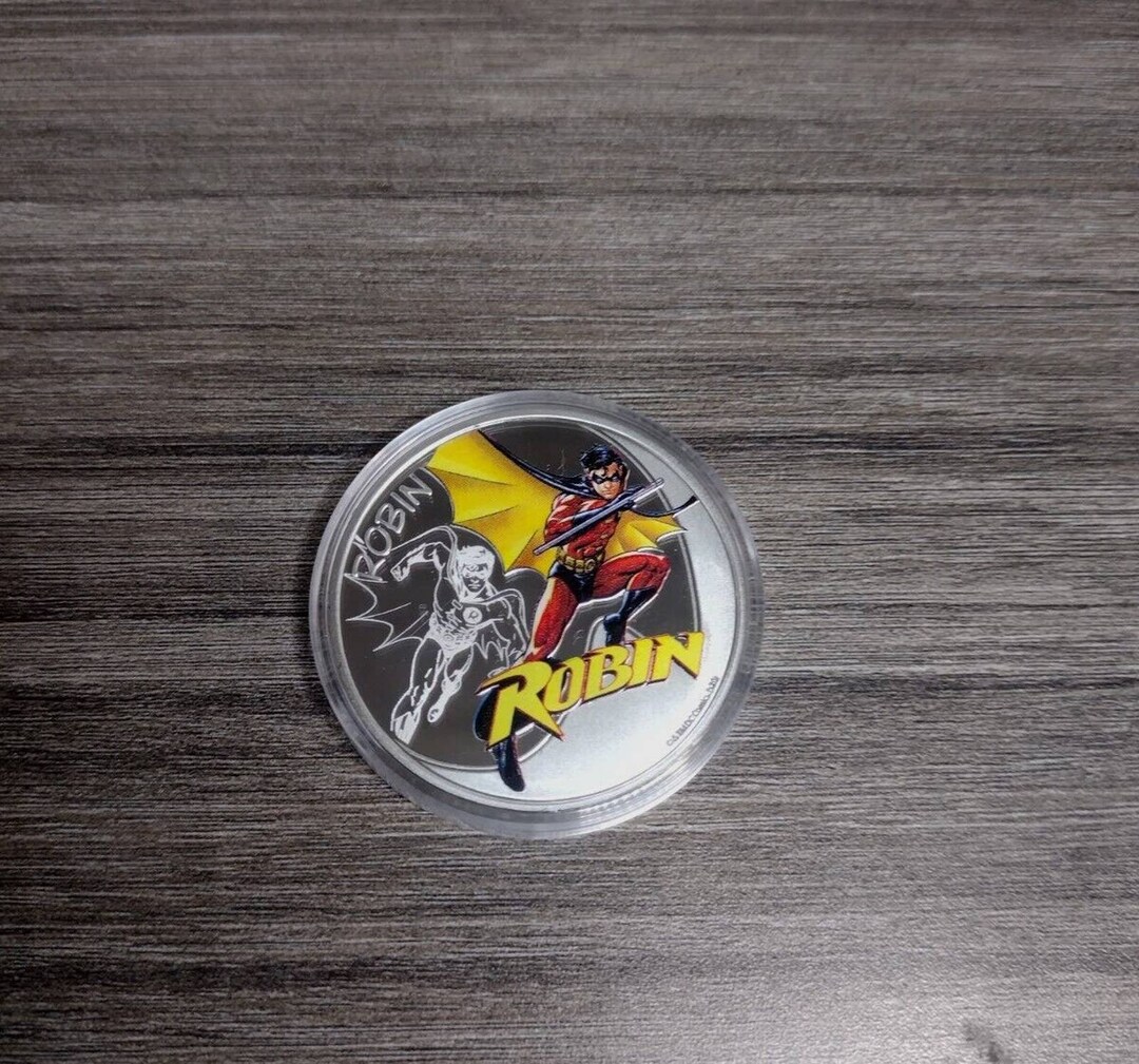 Batman 80th Year Comic Collector Robin Challenge Coin - Etsy