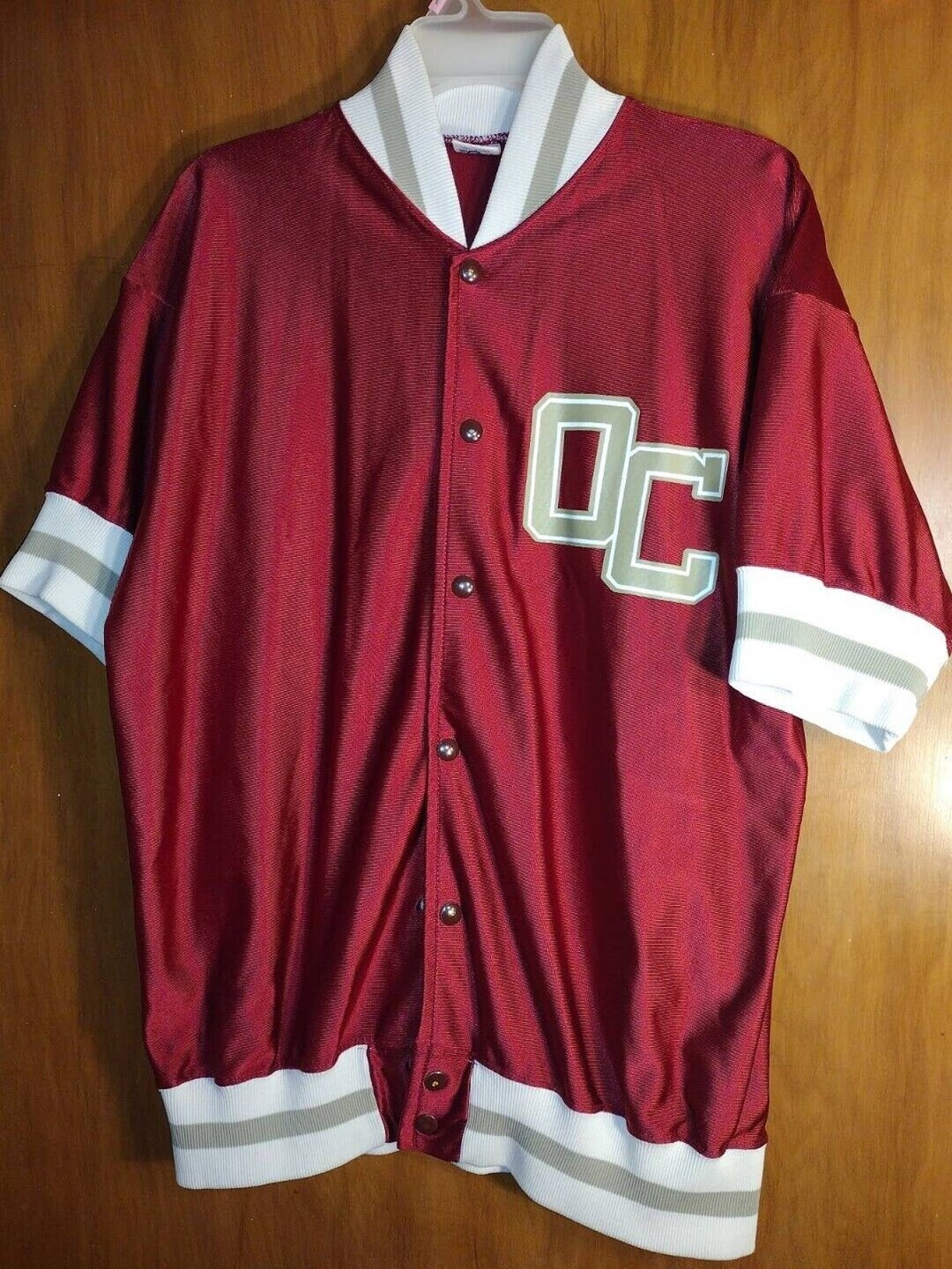 Vintage Otterbein College Button up Cardigan Red 80s Short Sleeve 44 - Etsy