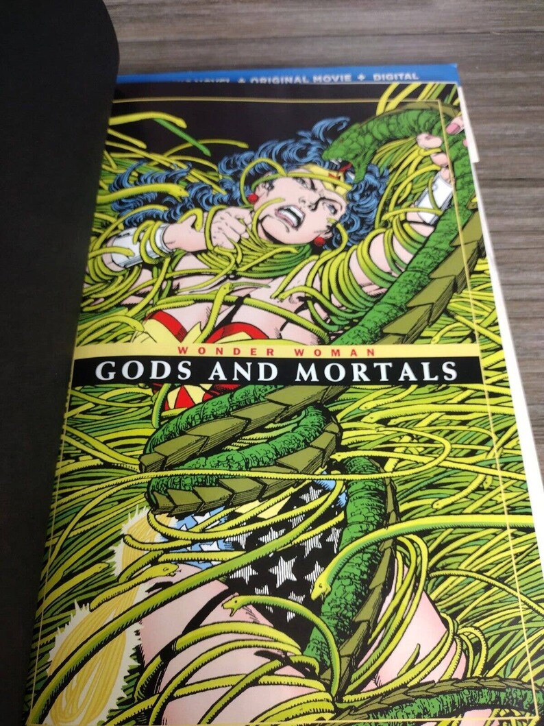 Wonder Woman Gods and Mortals 1st Print Hardcover Novel W/ 2 Dvds DC Comics - Etsy