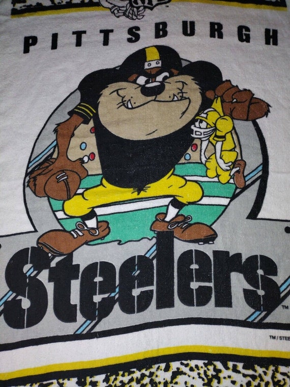 Rare Vintage 1992 TAZ In The NFL Pittsburgh Steelers … - Gem