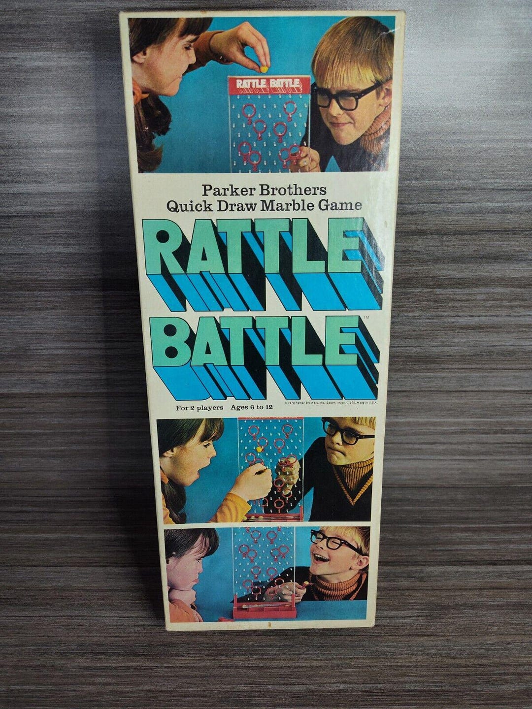 VINTAGE 1970 PARKER BROTHERS Rattle Battle Marble Catching Game - Etsy