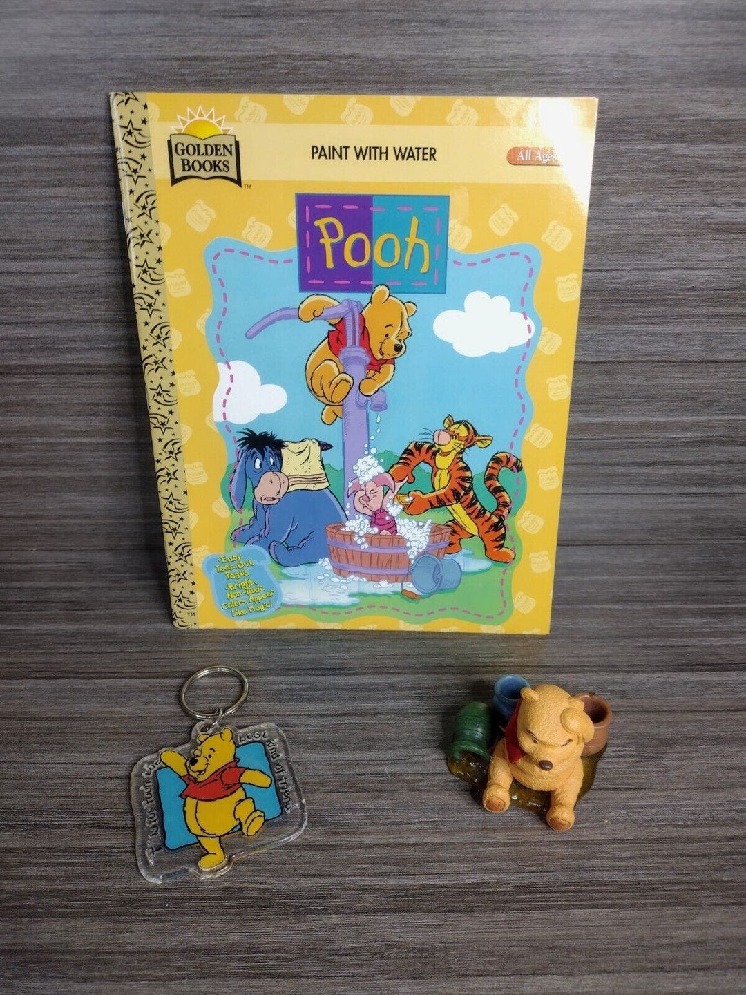 Disney WINNIE THE POOH Even Thinking Makes Me Hungry Figurine Paint W ...