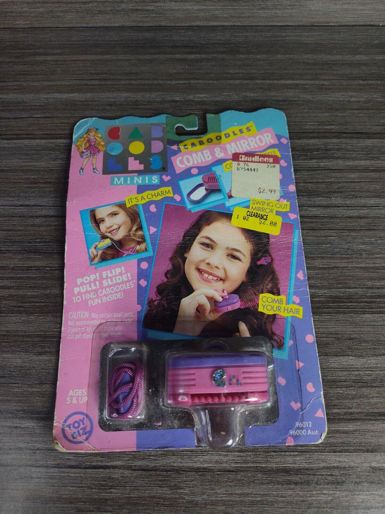 Vintage 1993 Caboodles Minis Comb and Mirror Accessory Charm Cases Toy ...