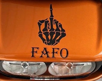 American Flag FAFO Decal - Etsy