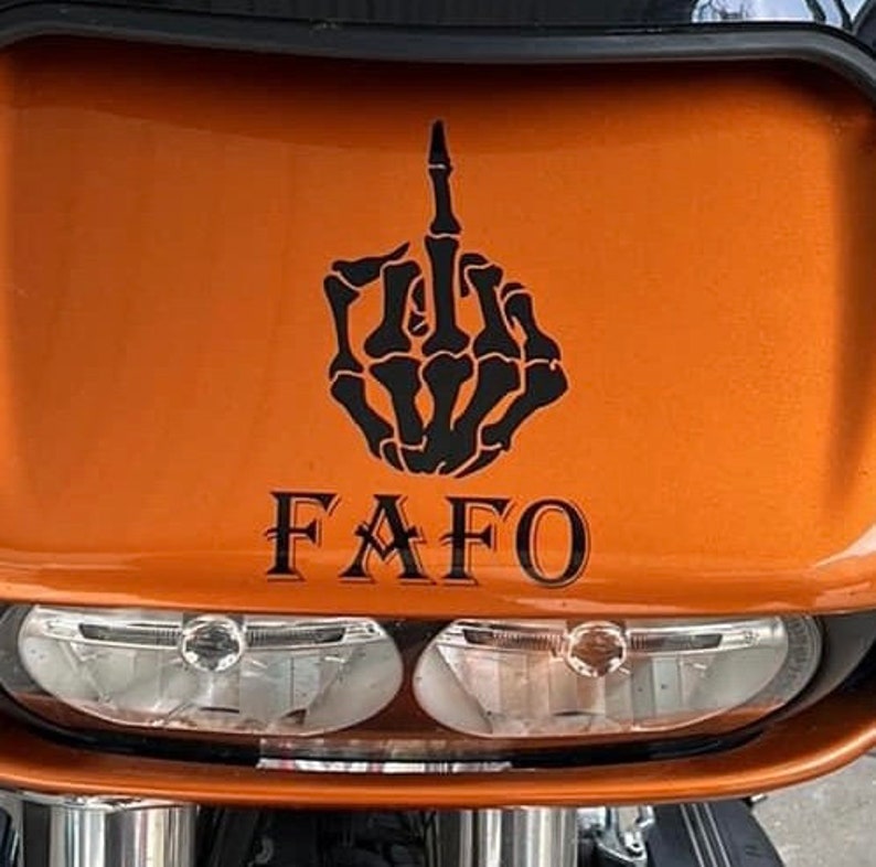 FAFO Decal - Etsy