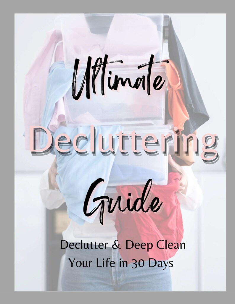 Decluttering Guide - Etsy