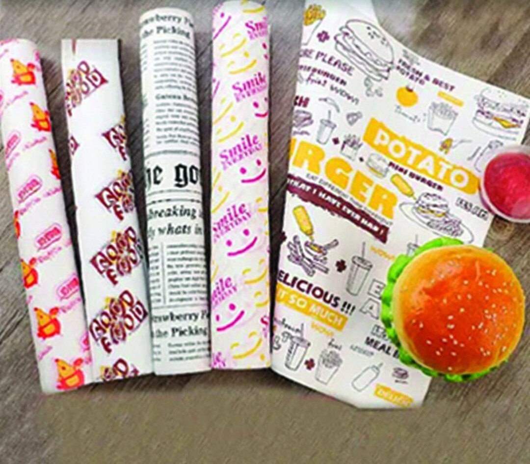 12" X 12" Custom Printed Grease Resistant Deli Wrap Paper - Etsy