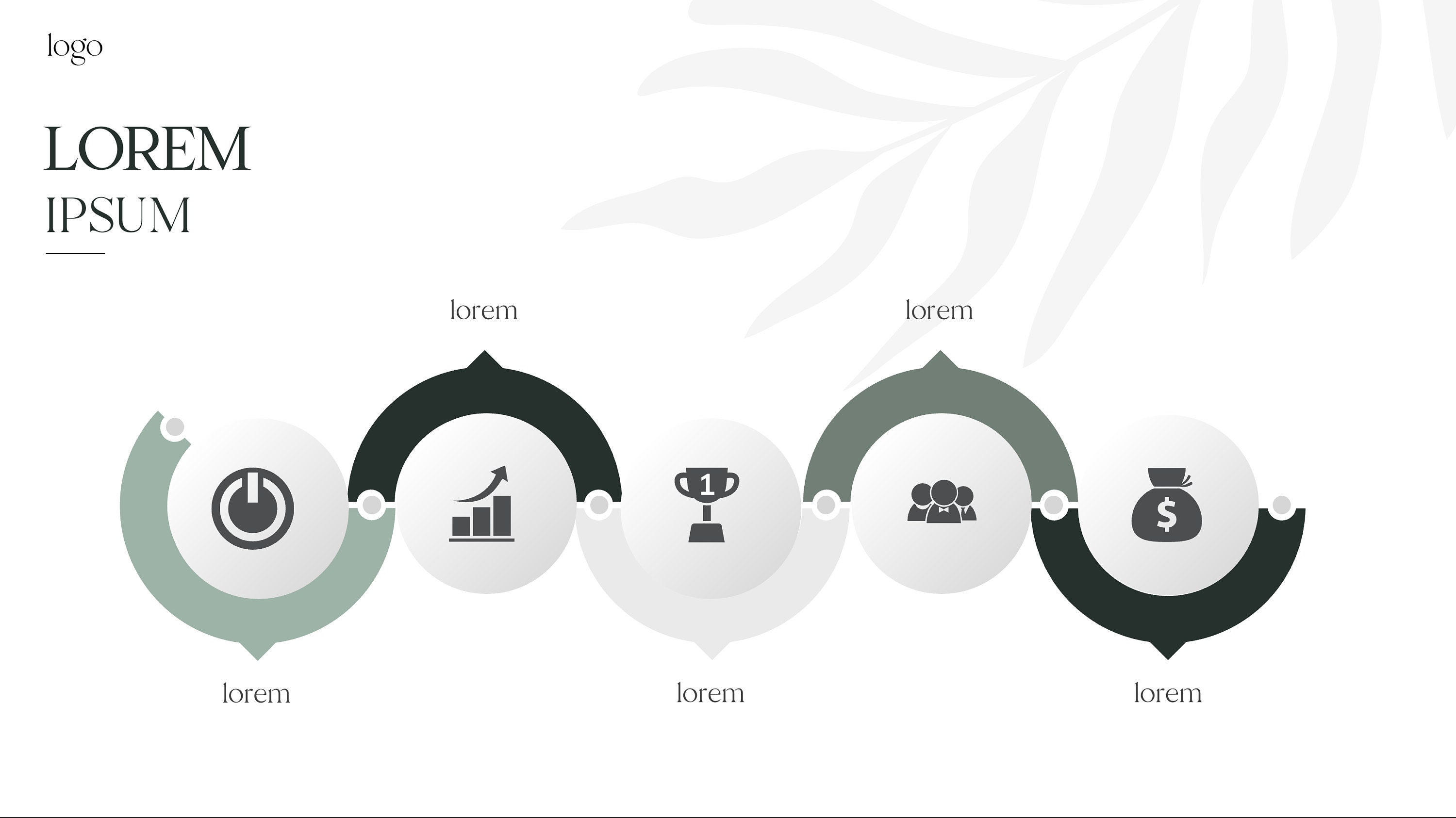 Modern & Elegant Green Powerpoint Template Customizable - Etsy