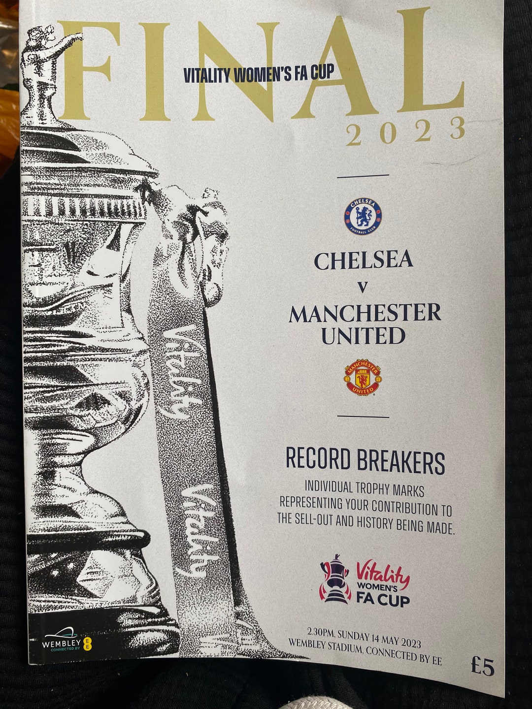 Women’s Fa Cup Final. 2023. Chelsea V Manchester United. - Etsy