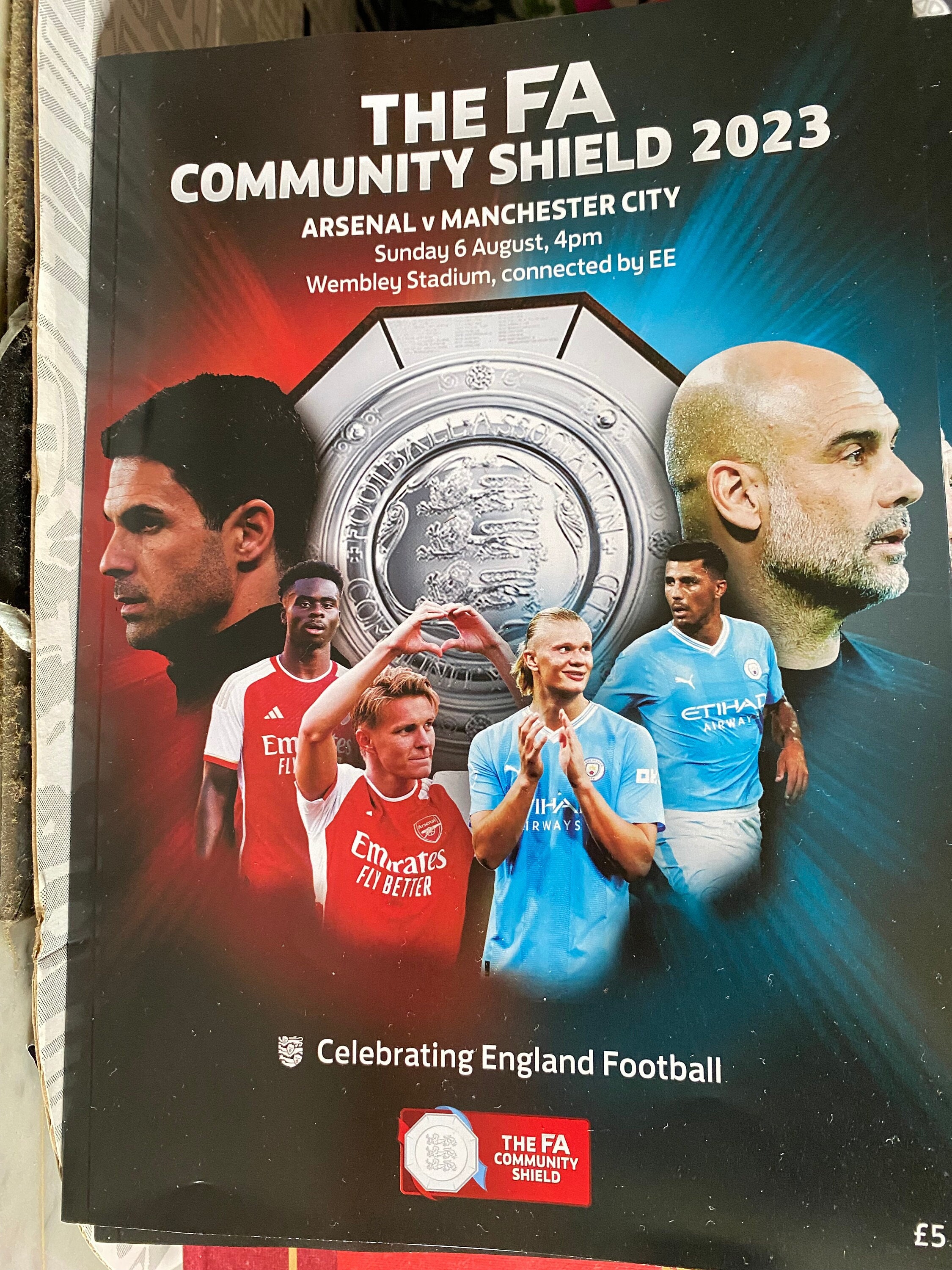 Fa Community Shield Final Matchday Programme. - Etsy