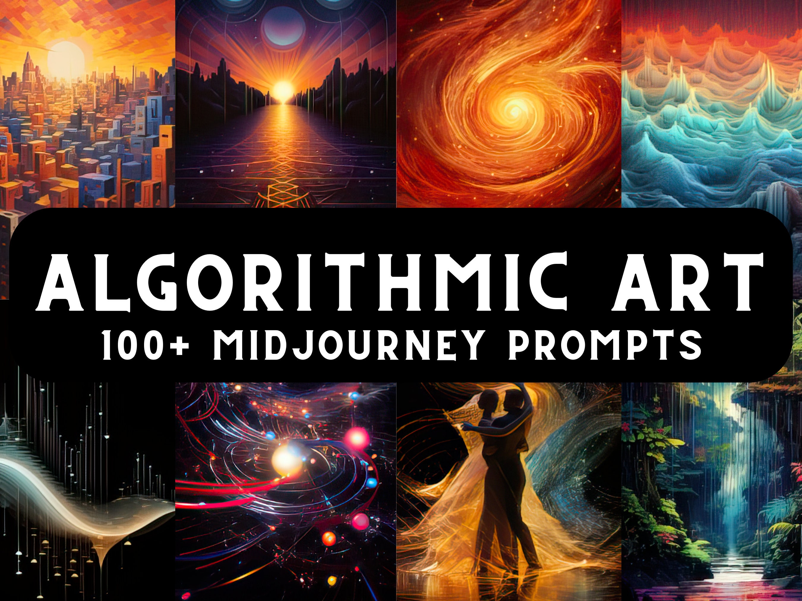 100 Algorithmic Art Midjourney Prompts, AI Art, Midjourney Prompts, Midjourney Art, Learn ...