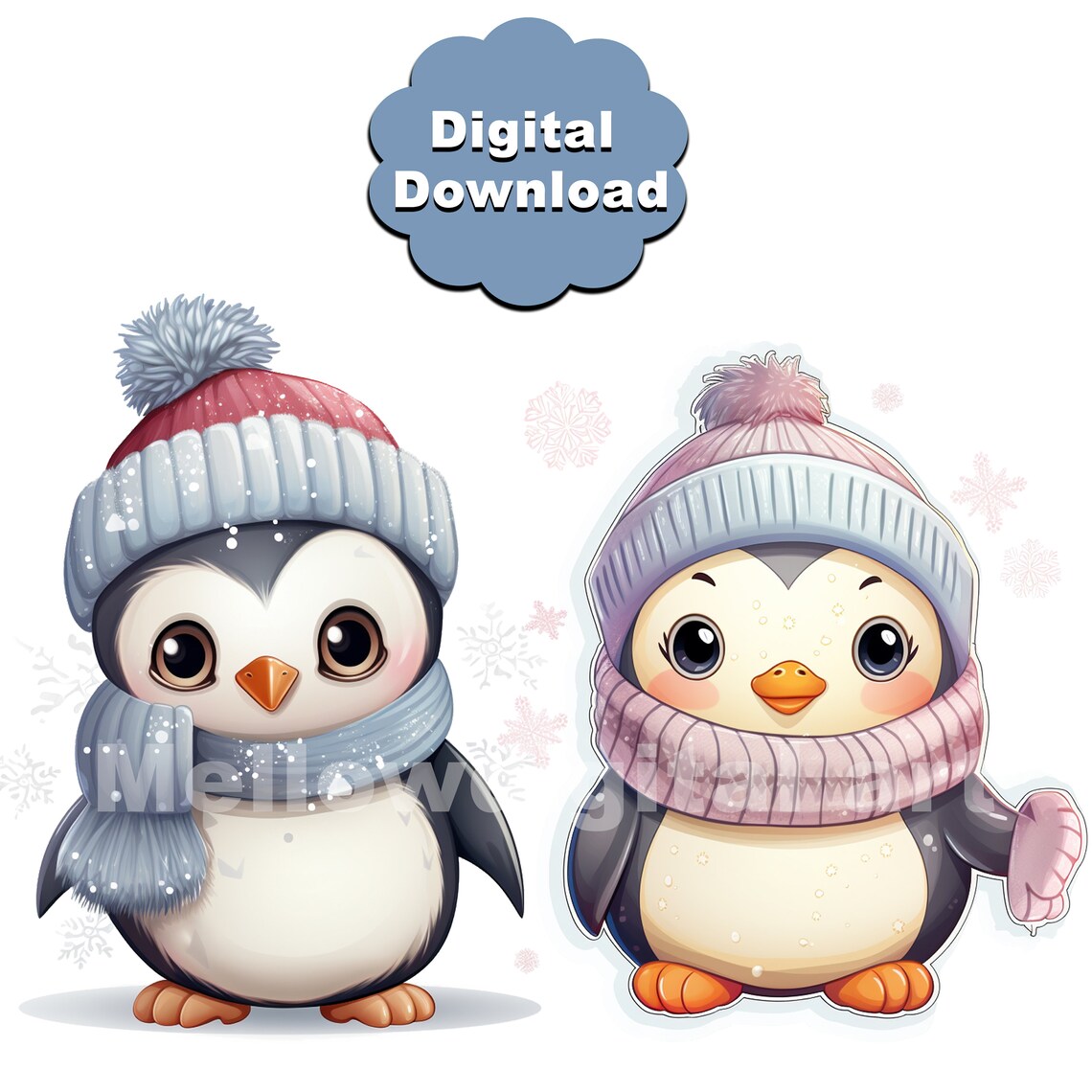 Watercolor Cute Penguin Clipart Png, Cute Kawaii Penguin, Penguin ...