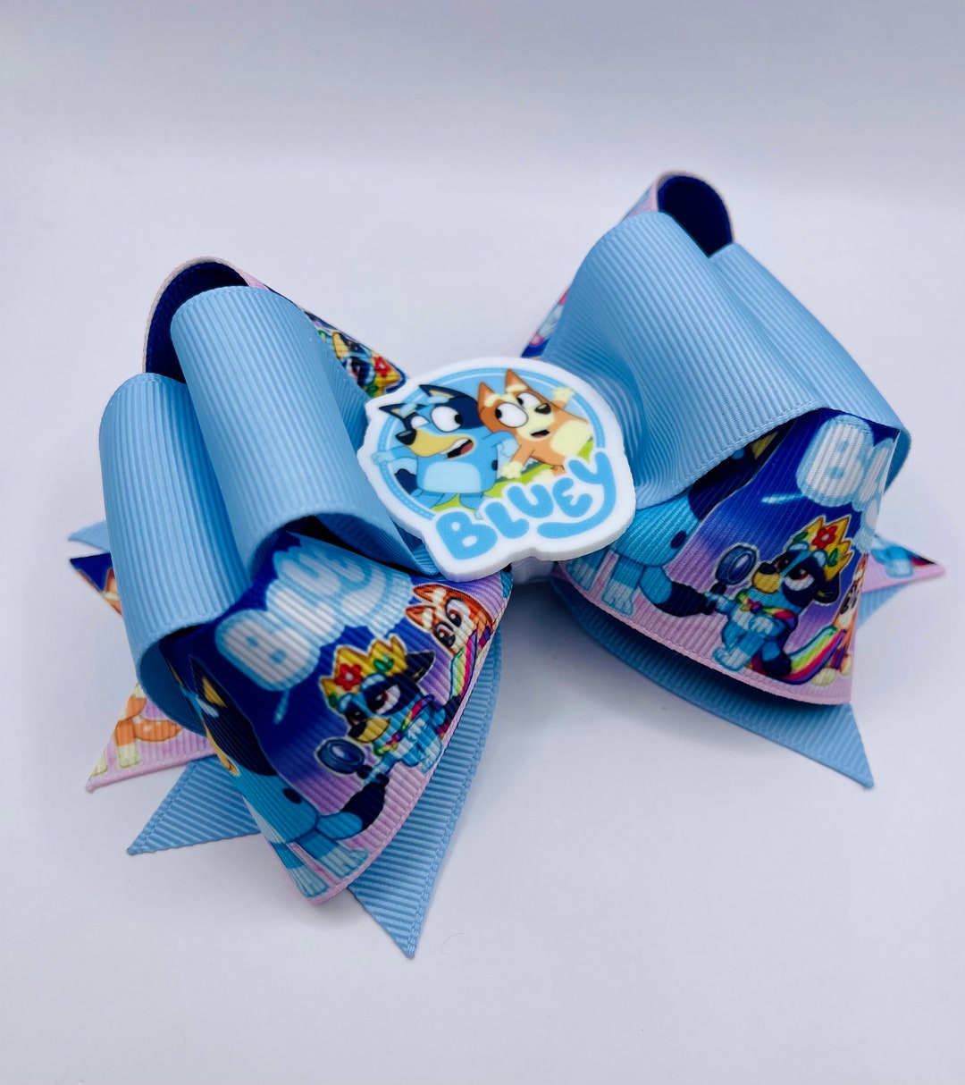 Blue Heelers Favorite Kids Show Character Hair Bow - Cute Hair Bows ...