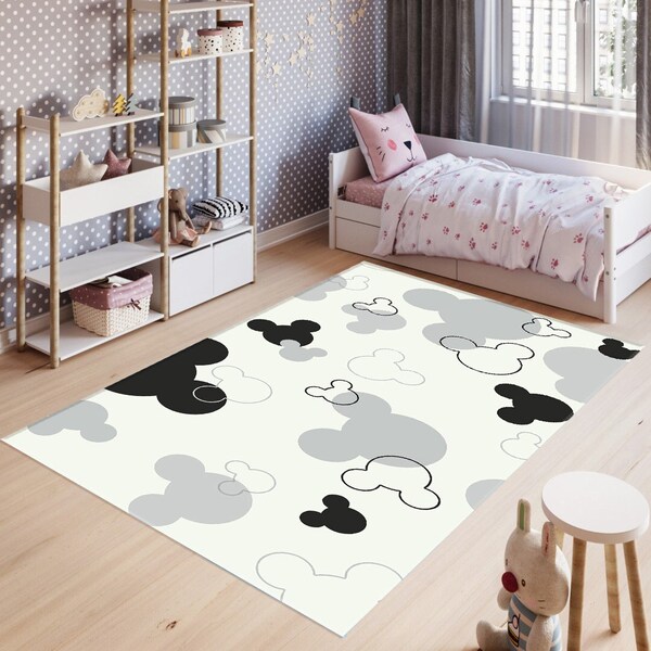 Mickey Mouse Rug - Etsy
