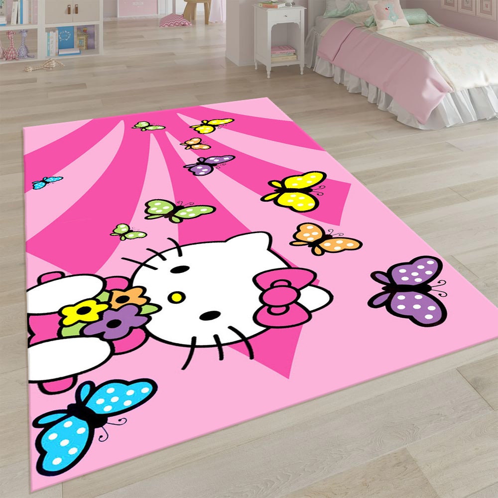 Hello Kitty Rug, Hello Kitty Decor sold by Olga Tan | SKU 133735743 ...