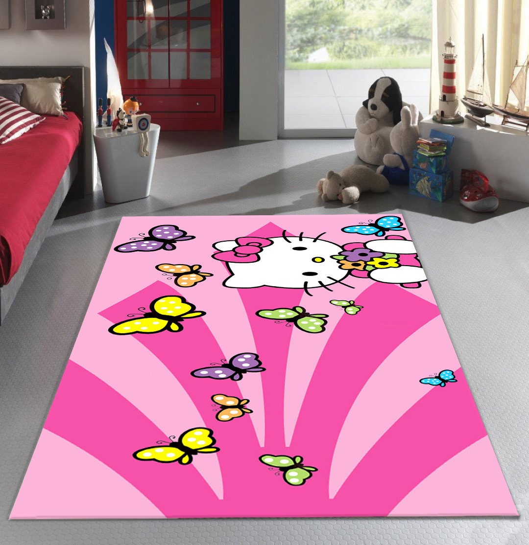 Hello Kitty Rug, Hello Kitty Decor sold by Olga Tan | SKU 133735743 ...