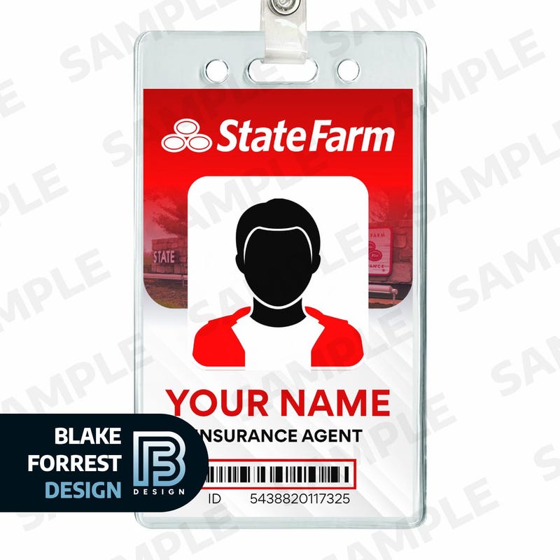 Jake From State Farm Name Tag - Etsy