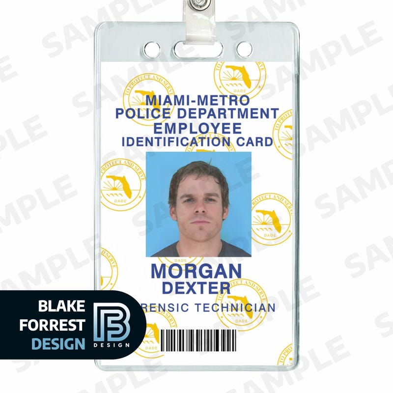 Dexter Morgan Id Badge - Etsy UK