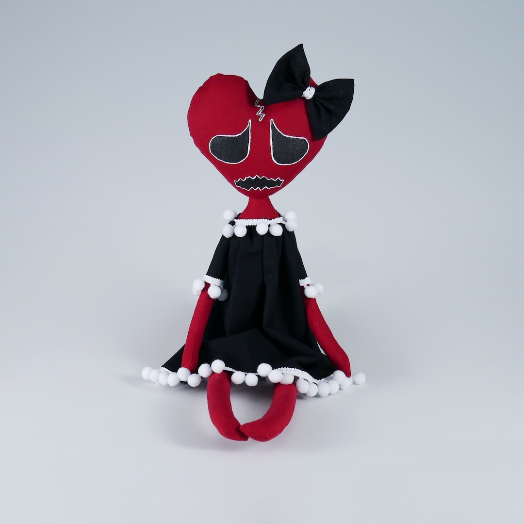 Creepy Cute Unique Weird Ooak Handmade Fantasy Heart Doll - Etsy