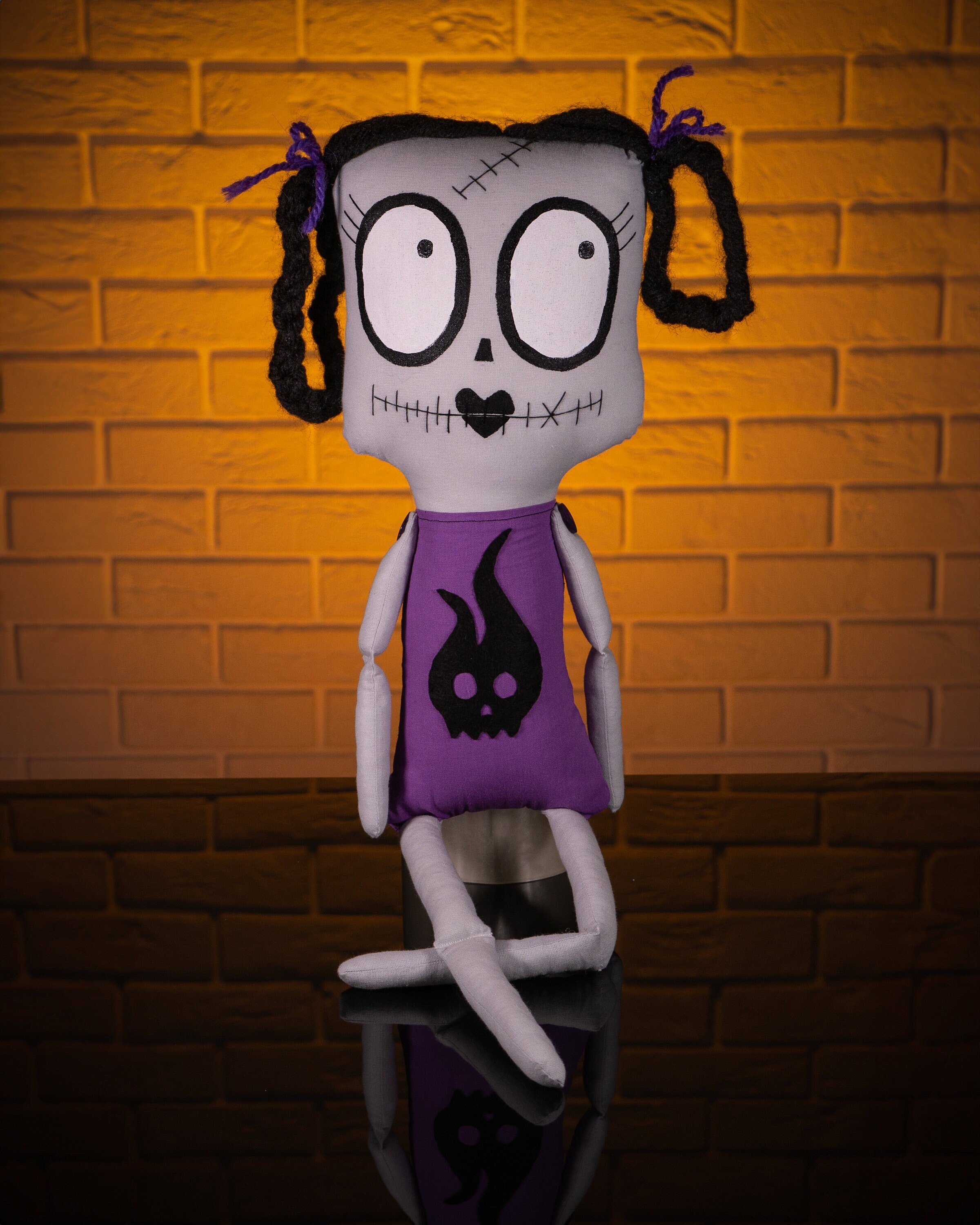 OOAK Creepy Cute Weird Rag Art Gothic Funk Doll - Etsy