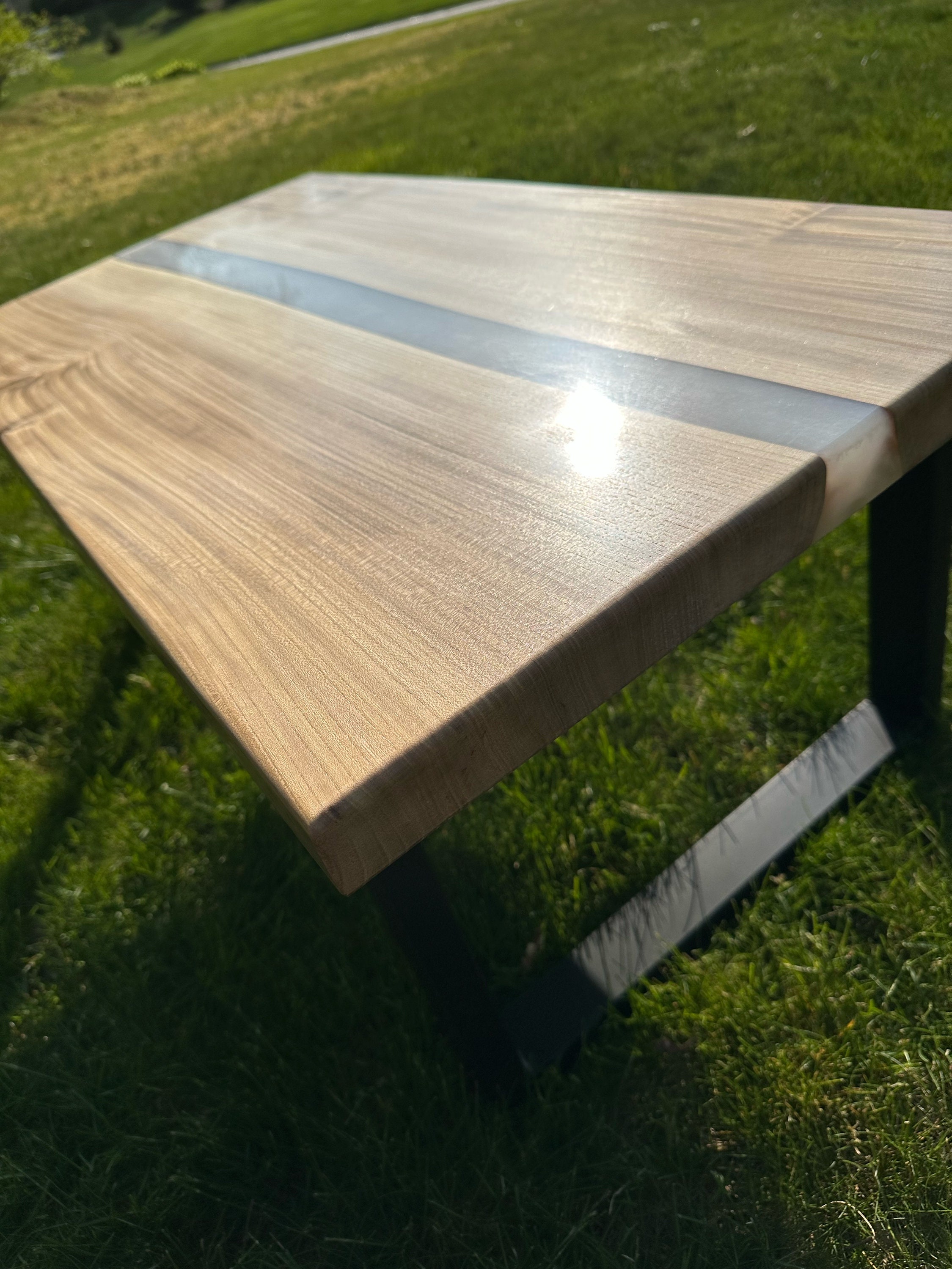 Elm Live Edge River Table - Etsy