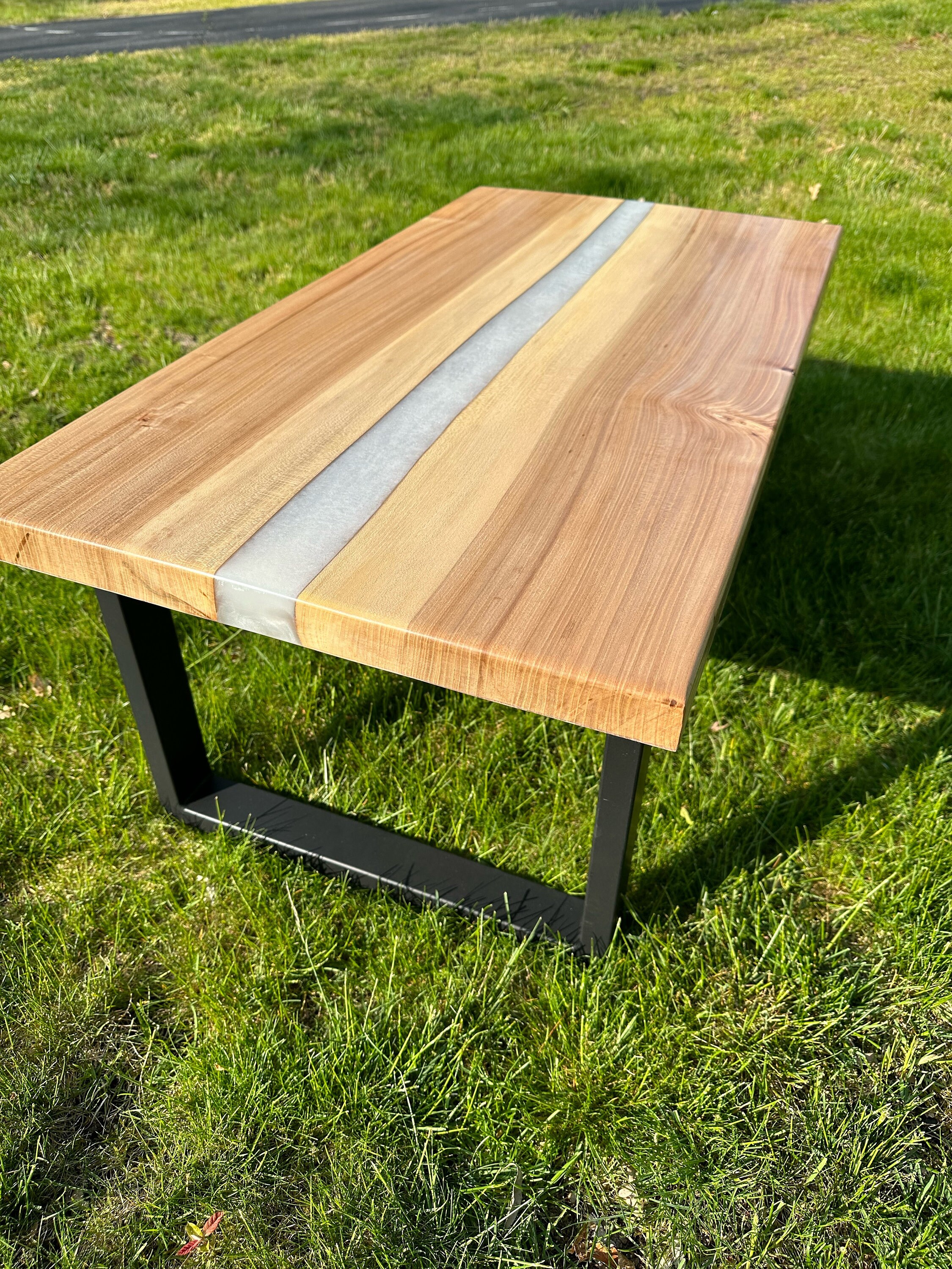 Elm Live Edge River Table - Etsy