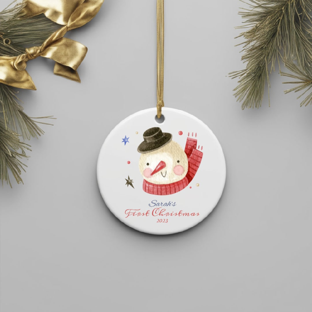 Custom Ceramic Christmas Tree Ornament Festive Holiday - Etsy