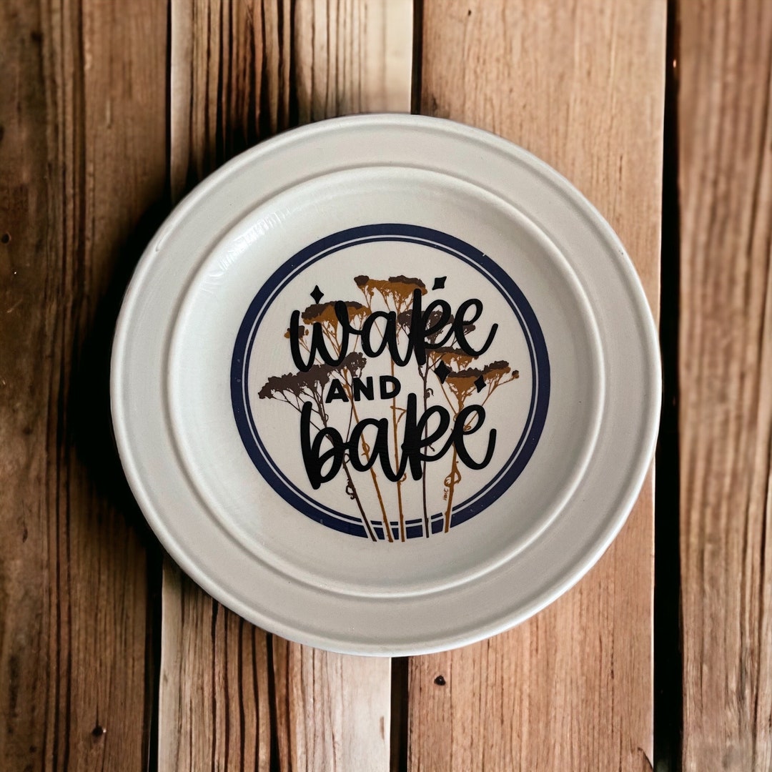 Wake and Bake: Upcycle Vintage Plate - Etsy