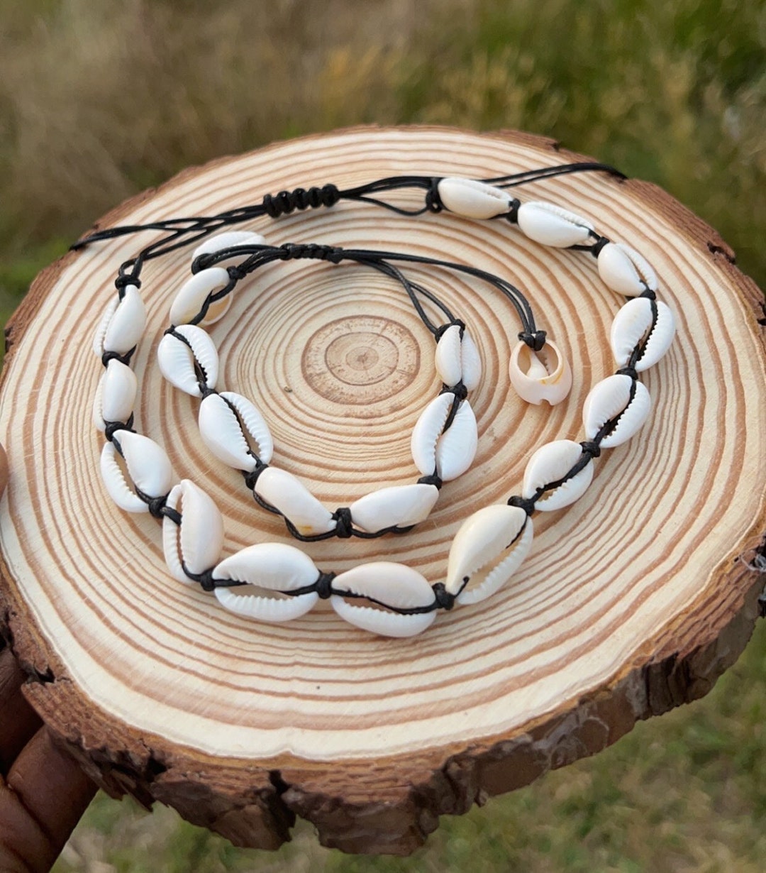 Cowrie Shell Necklace, Cowrie Shell, Cowrie Shell Choker, Surfer ...