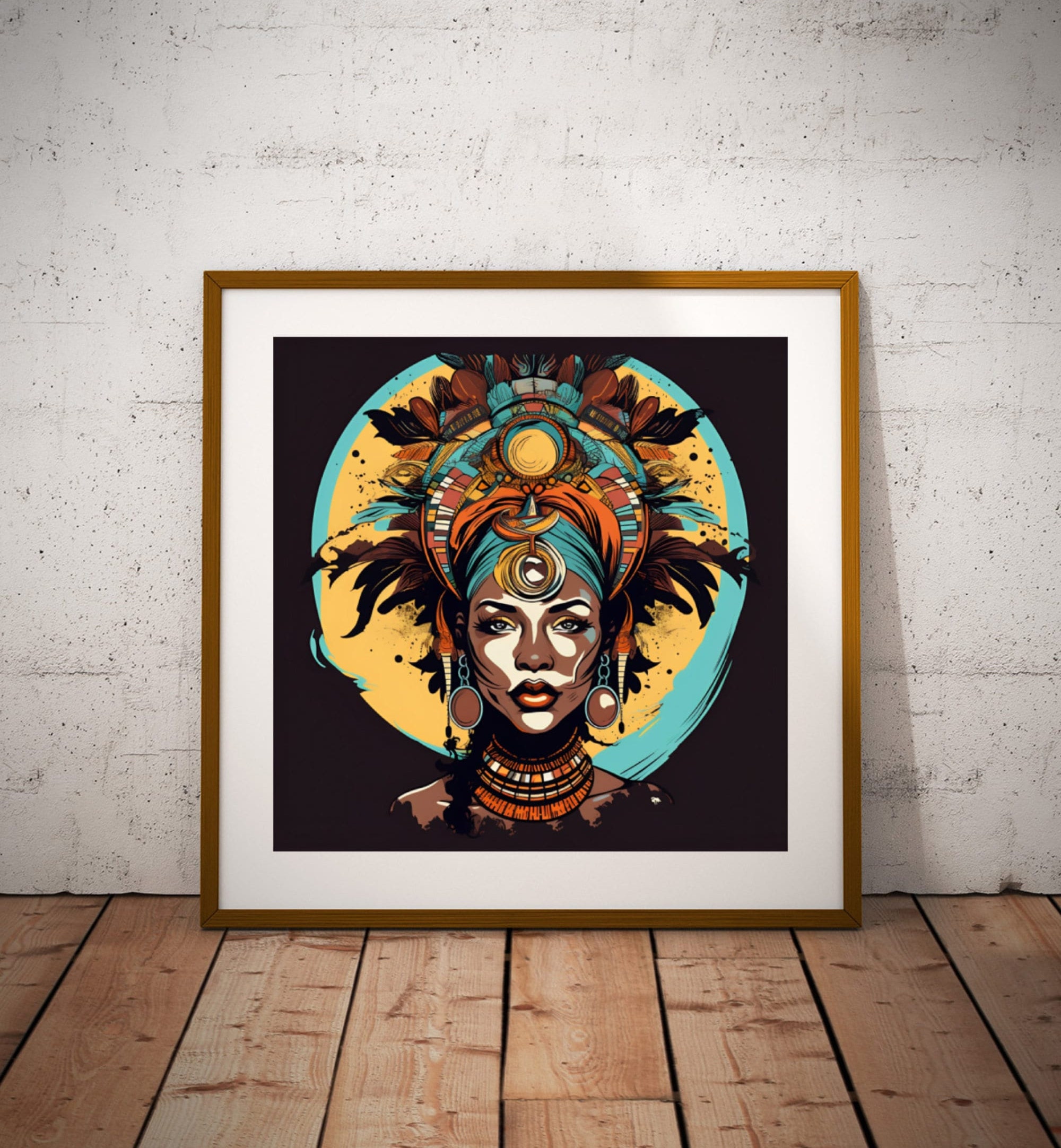 Printable Afro Woman, Black Woman, Art, Design, Exclusive, High ...