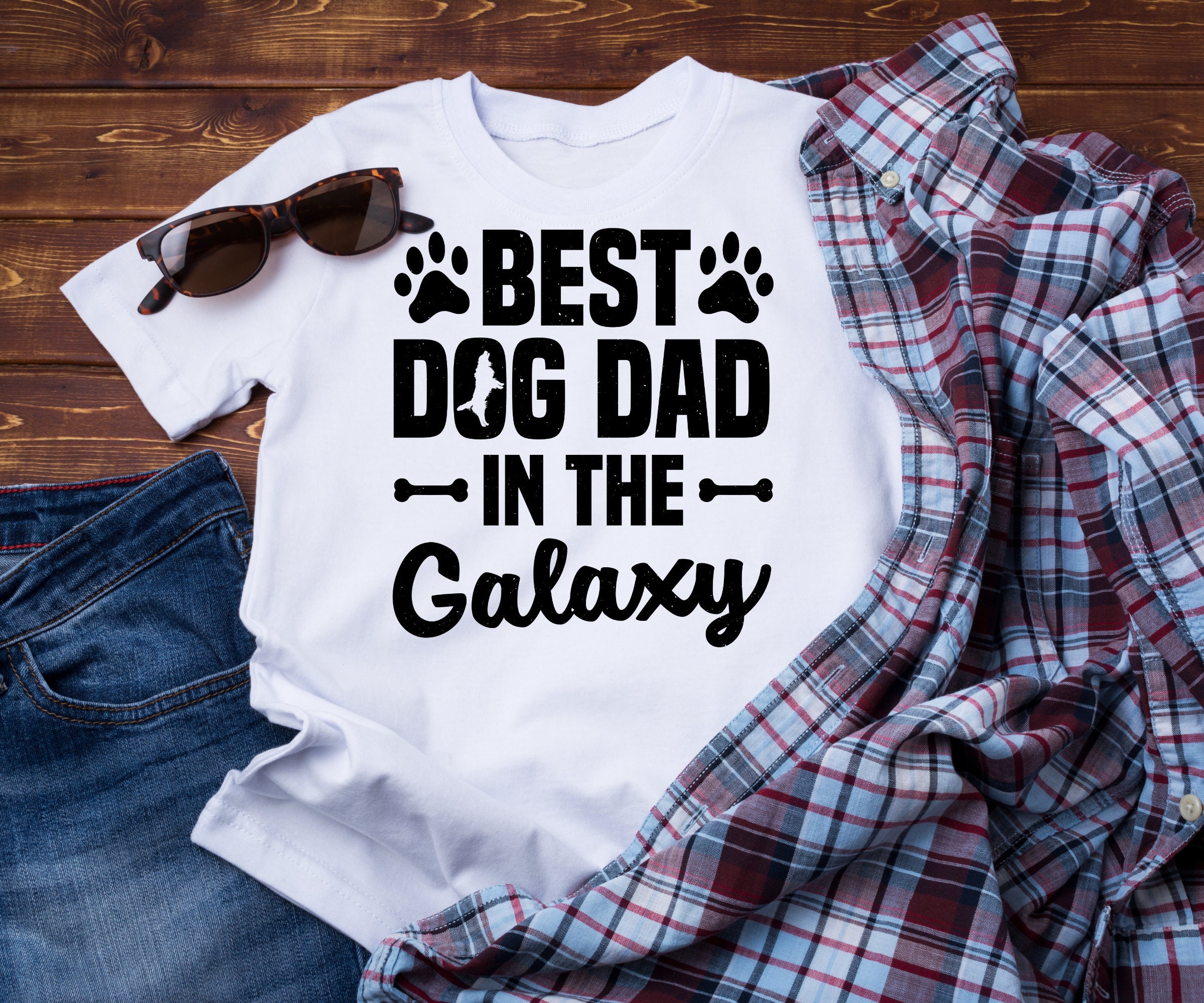Best Dog Dad Ever SVG Bundle of 45, Fathers Day Pngs, Nacho Average Dog ...