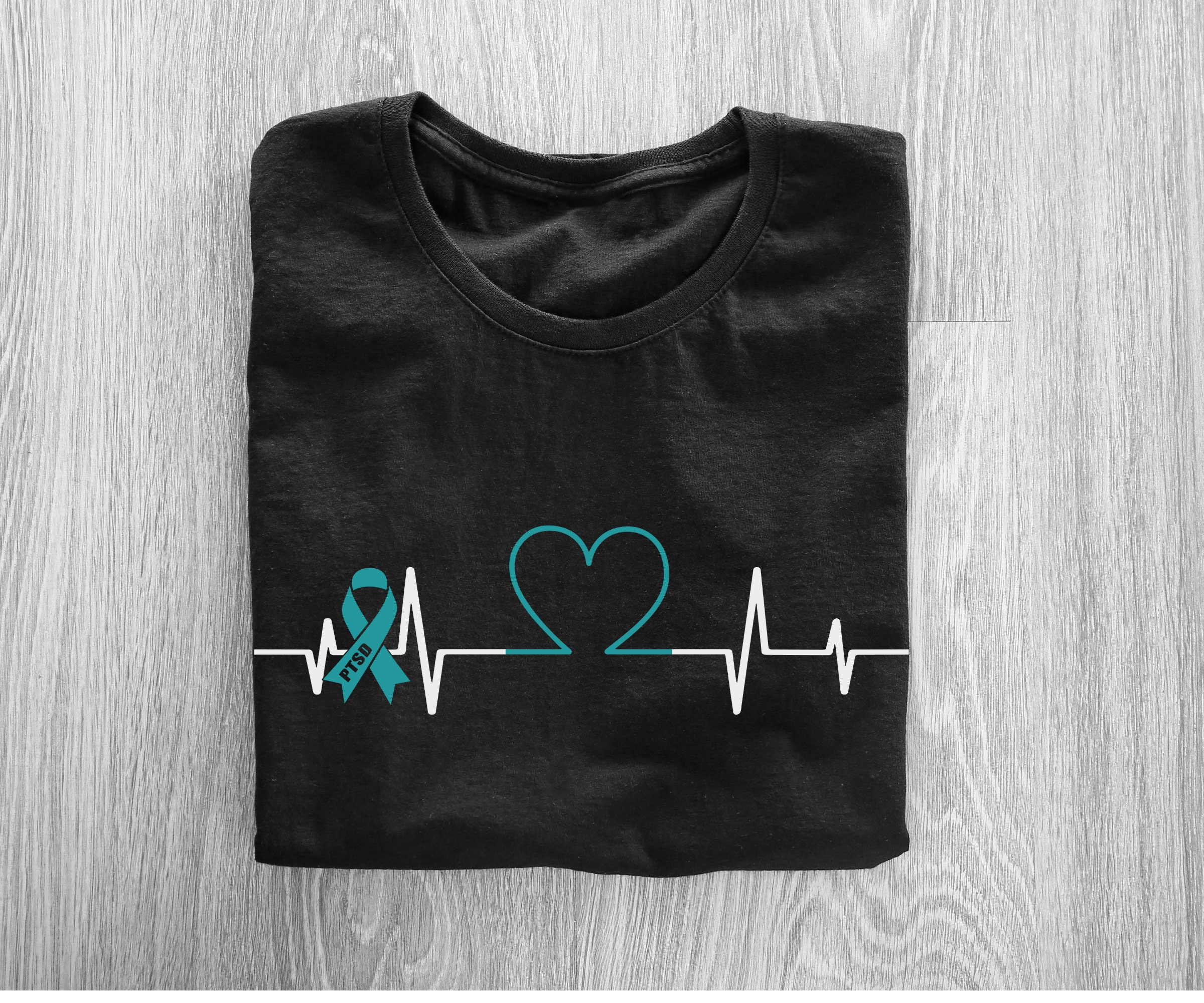 Teal PTSD Awareness Designs: Ribbon SVG, PNG (digital Download) - Etsy