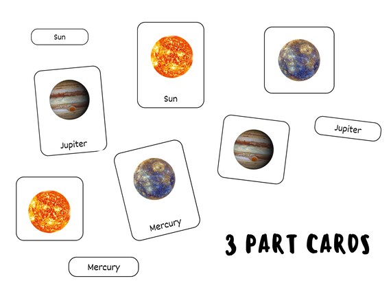 Solar System Flash Cards Terrific