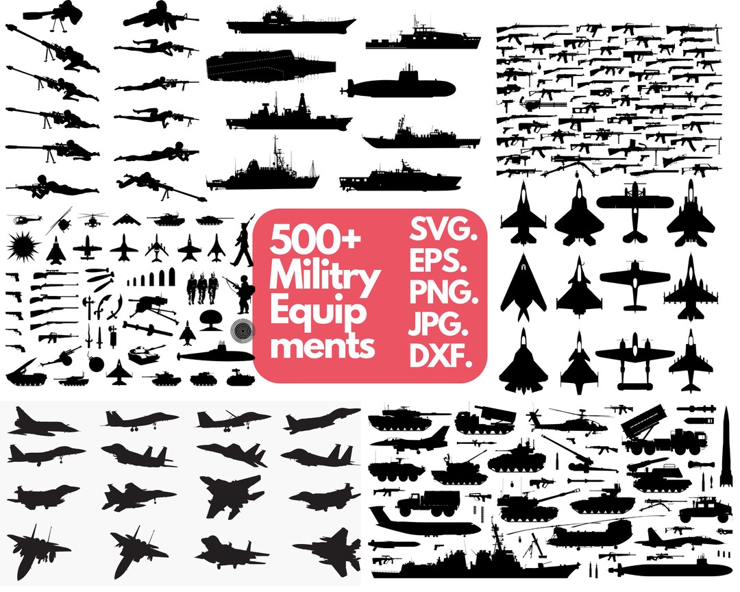 Military SVG Bundle, Military Dxf, Soldier Svg, Army Svg, Military Png ...