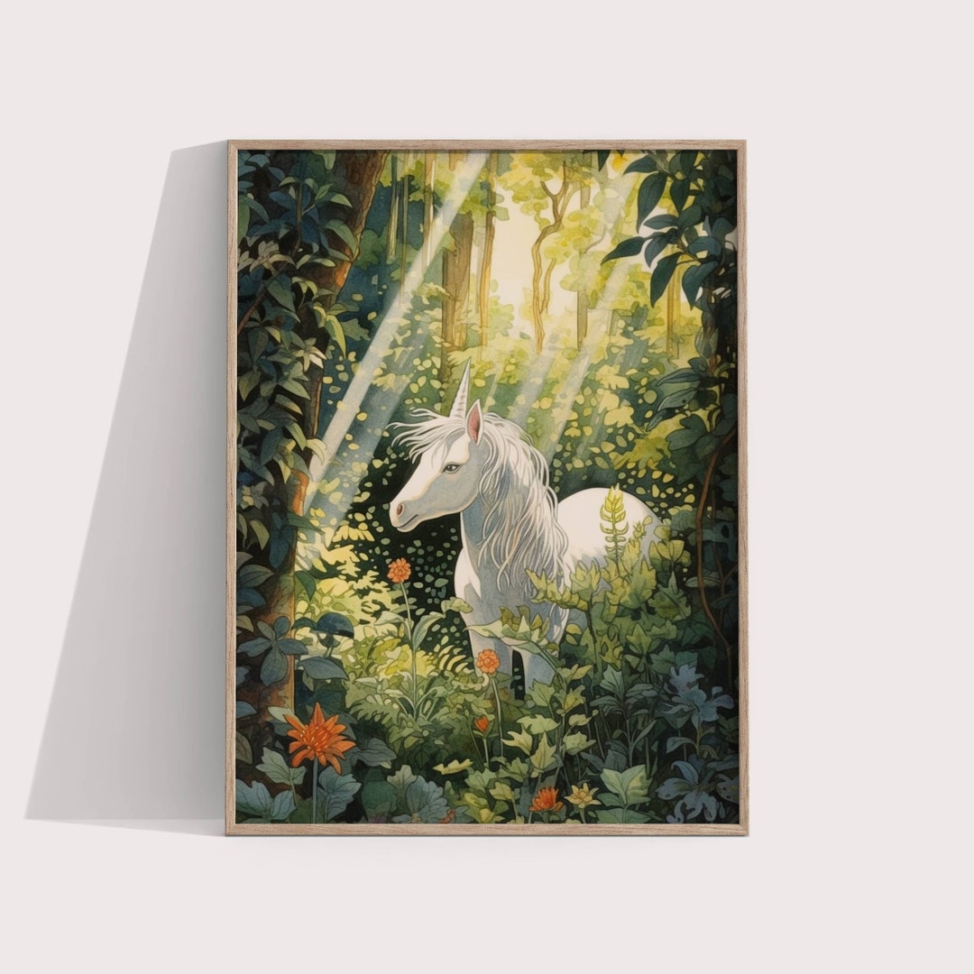 Unicorn Poster - Etsy