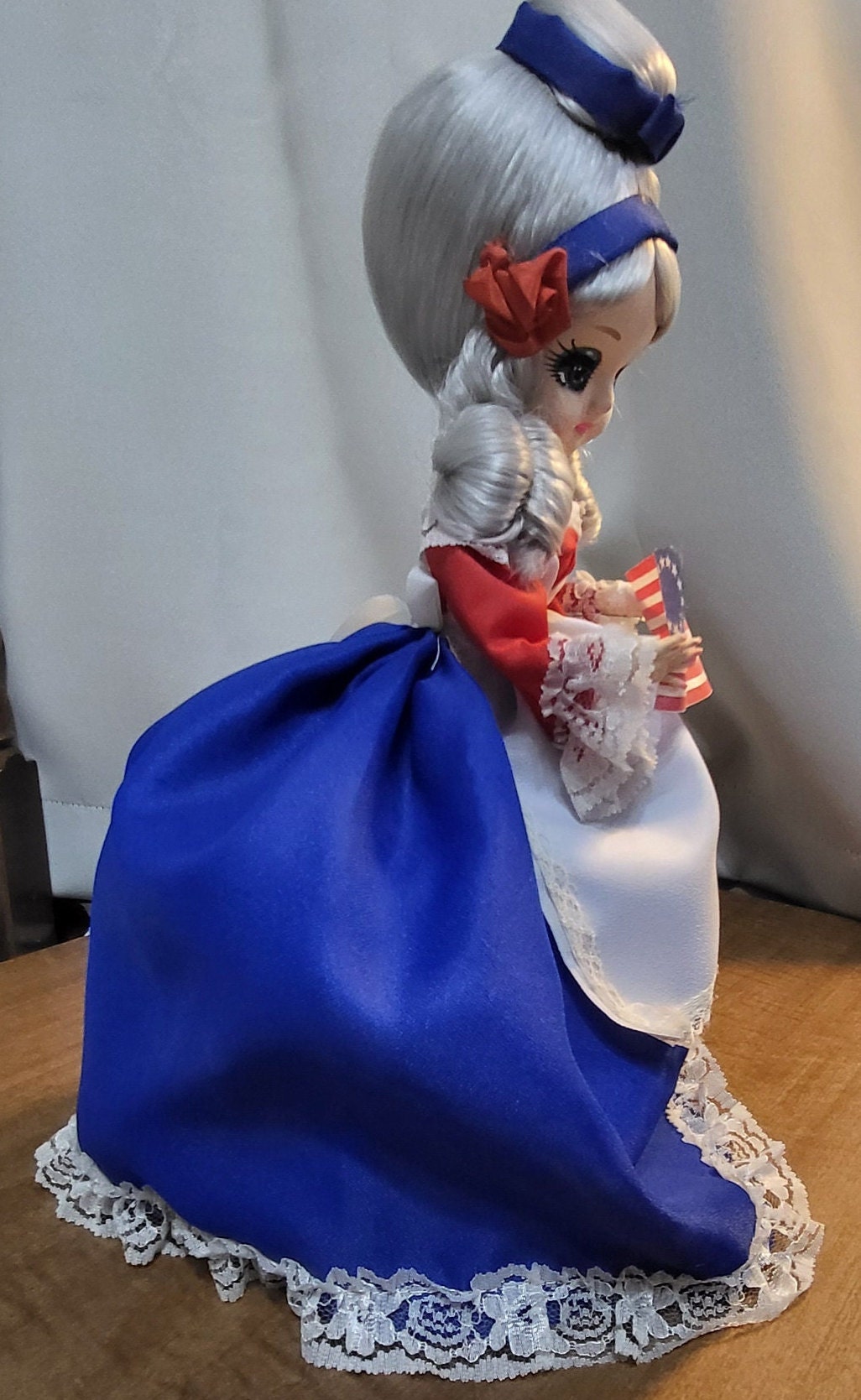 Vintage 1970's Bradley Betsy Ross Collectible Red White & Blue ...