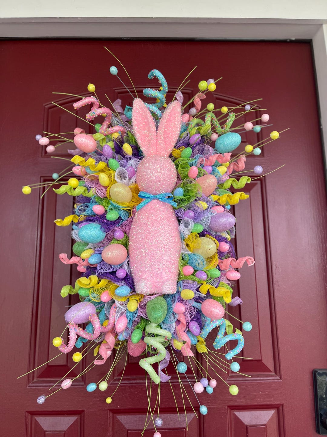 Easter Wreath, Easter Eggs, Spring Wreath - Etsy